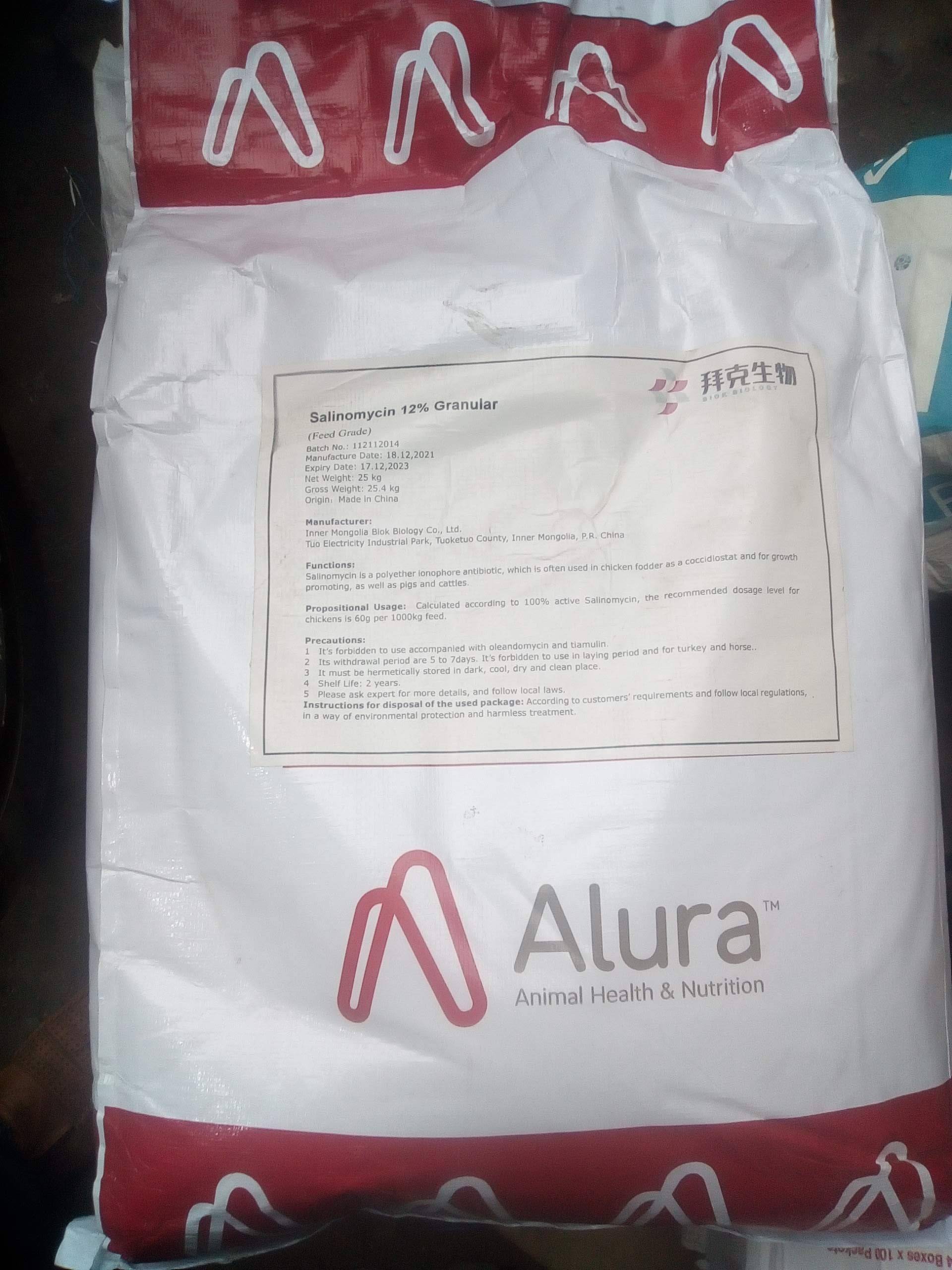 Salinomycin - 25Kg | Agroduka Limited